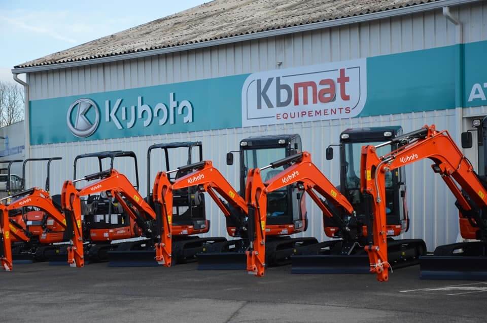 Les mini pelles KUBOTA - Axxel