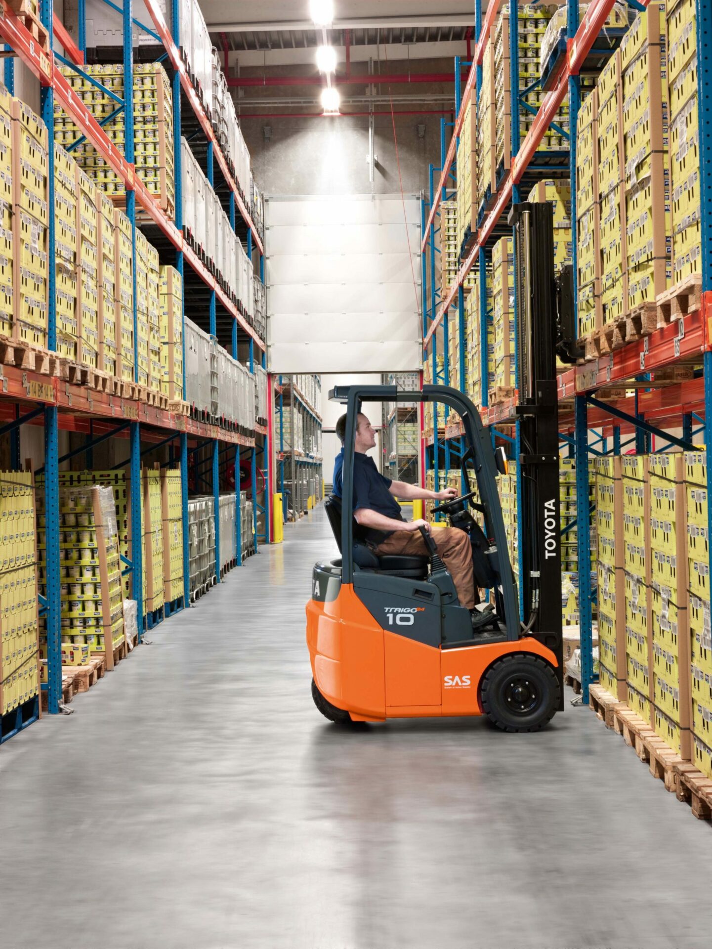 Les chariots frontaux électriques 3 roues TOYOTA TRAIGO 24V - Axxel