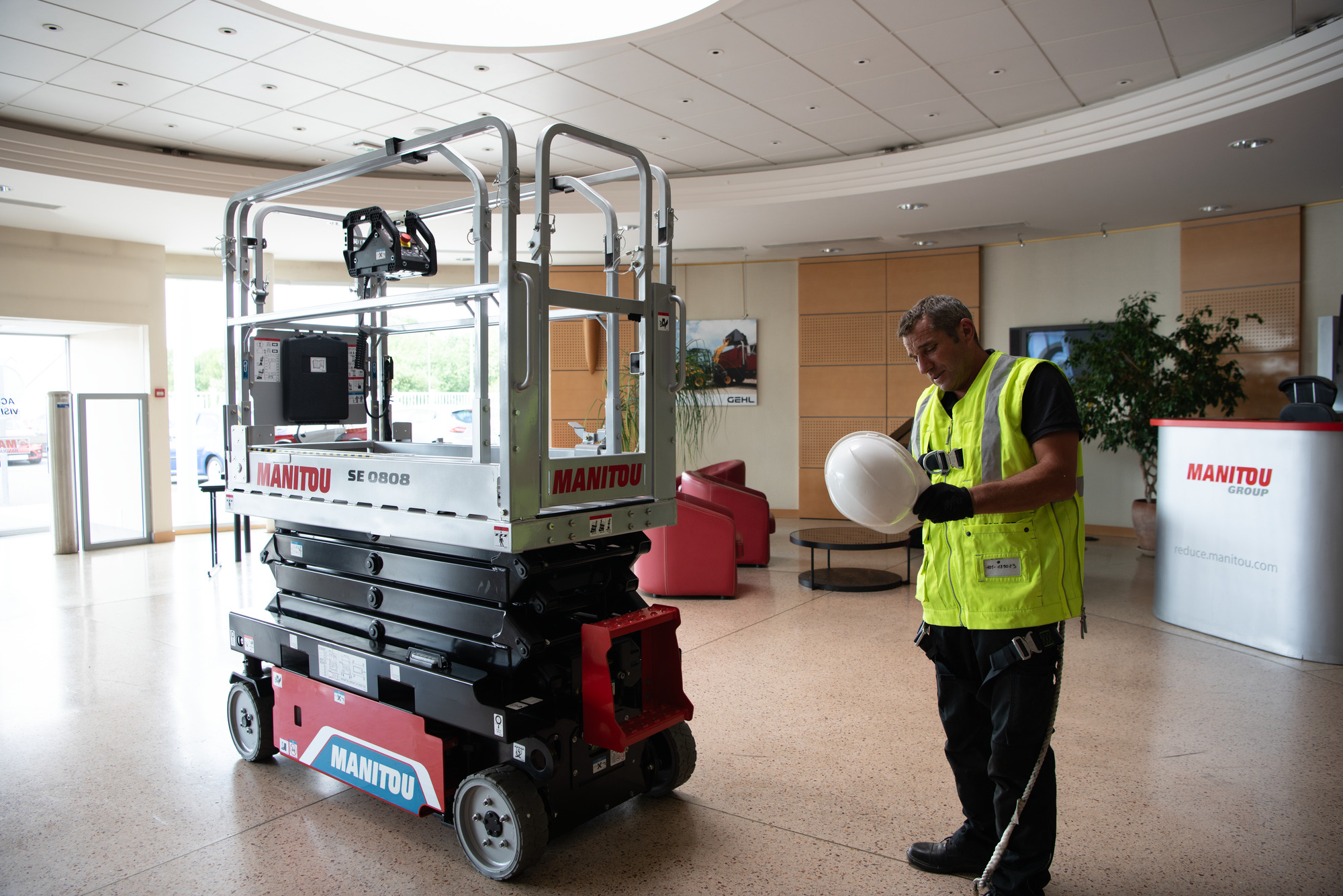 Nacelle ciseaux électrique SE 1008 - Axxel
